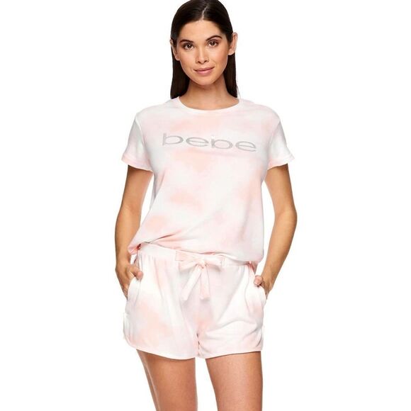 bebe | Intimates & Sleepwear | Nwt Bebe Logo Short Sleeve Shirt ...